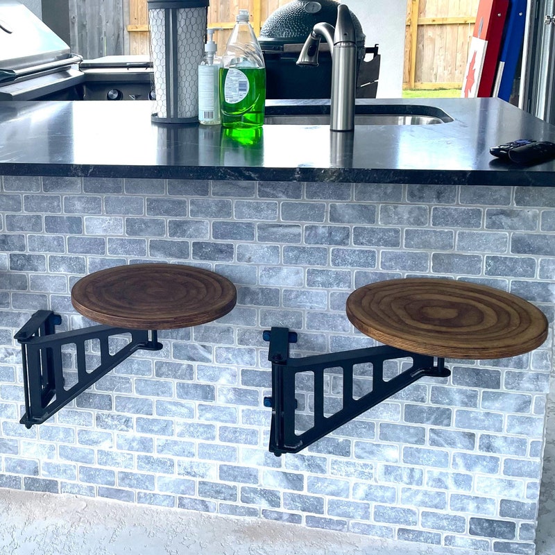 Wooden Bar Stools Round - Etsy