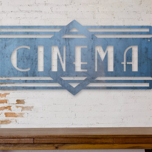 Personalized Home Cinema Sign Family Theater Sign Movie Room - Etsy
