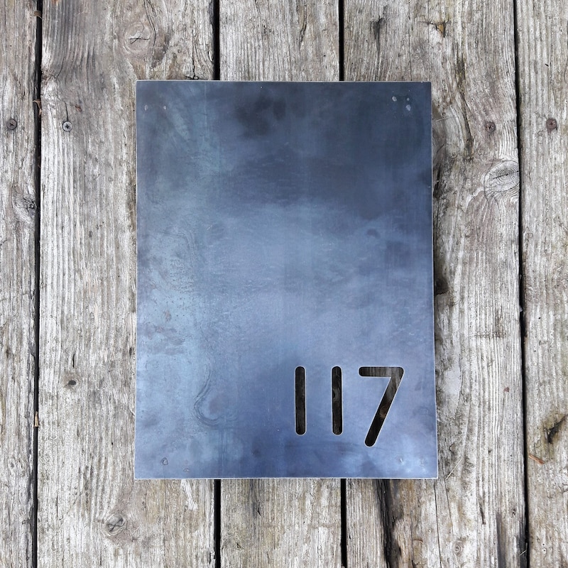 Metal House Numbers - Etsy