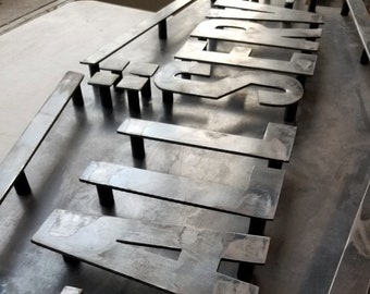 Metal Logo Sign - Etsy