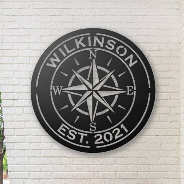 Compass Rose Sign - Etsy