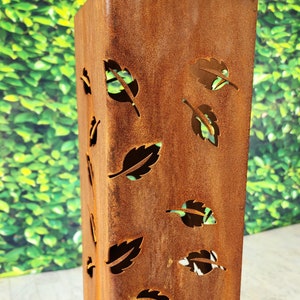 Leaf Garden Column - Garden Decor - Garden Statue - Well Cover ...