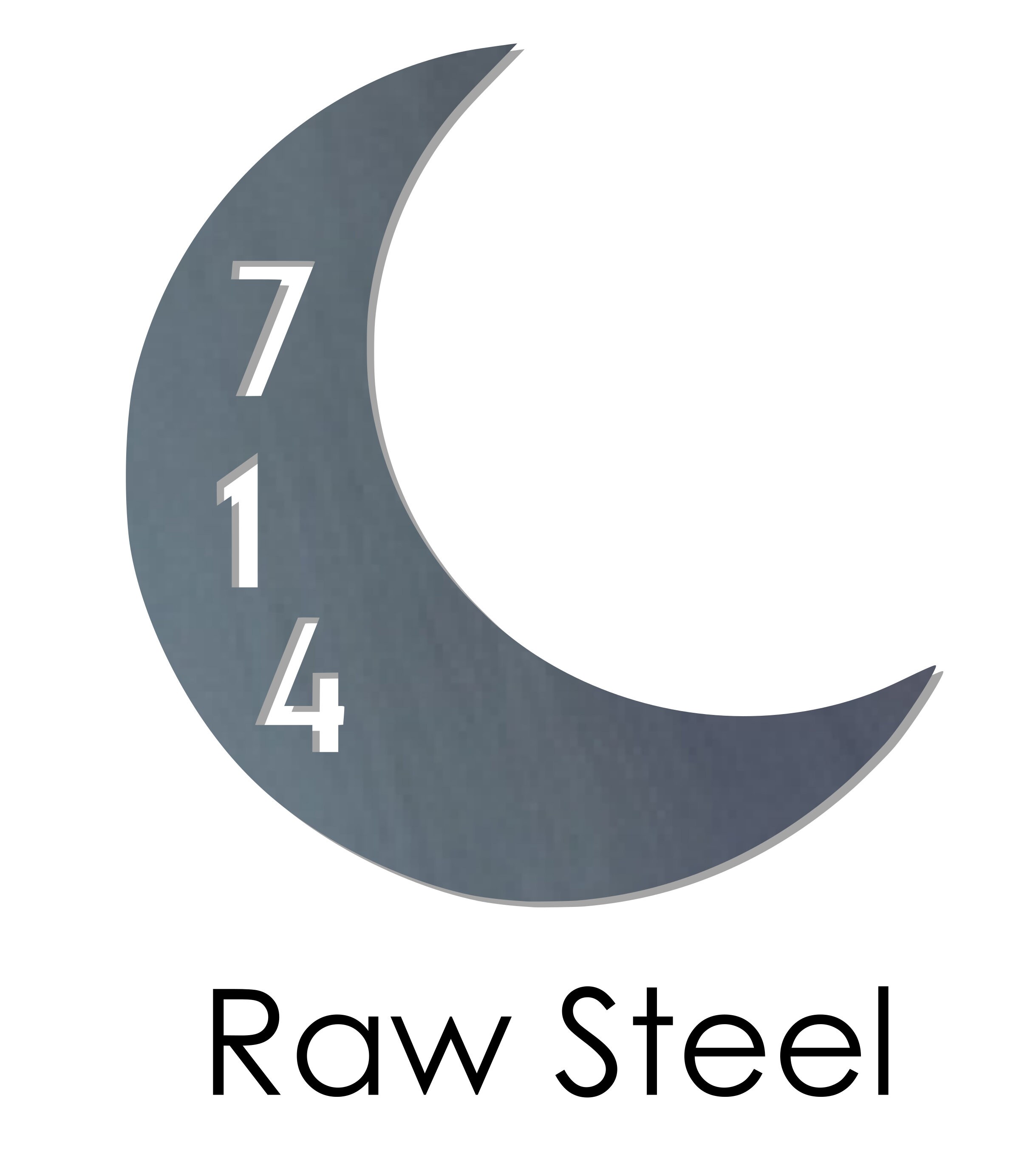 Moon Address Number Sign - Custom Metal Crescent Sign - Etsy