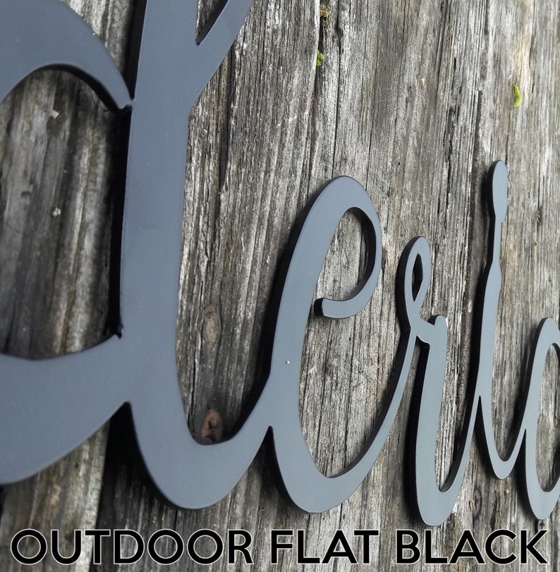 Metal Chicago Sign Cursive Word Wall Decor Illinois State | Etsy