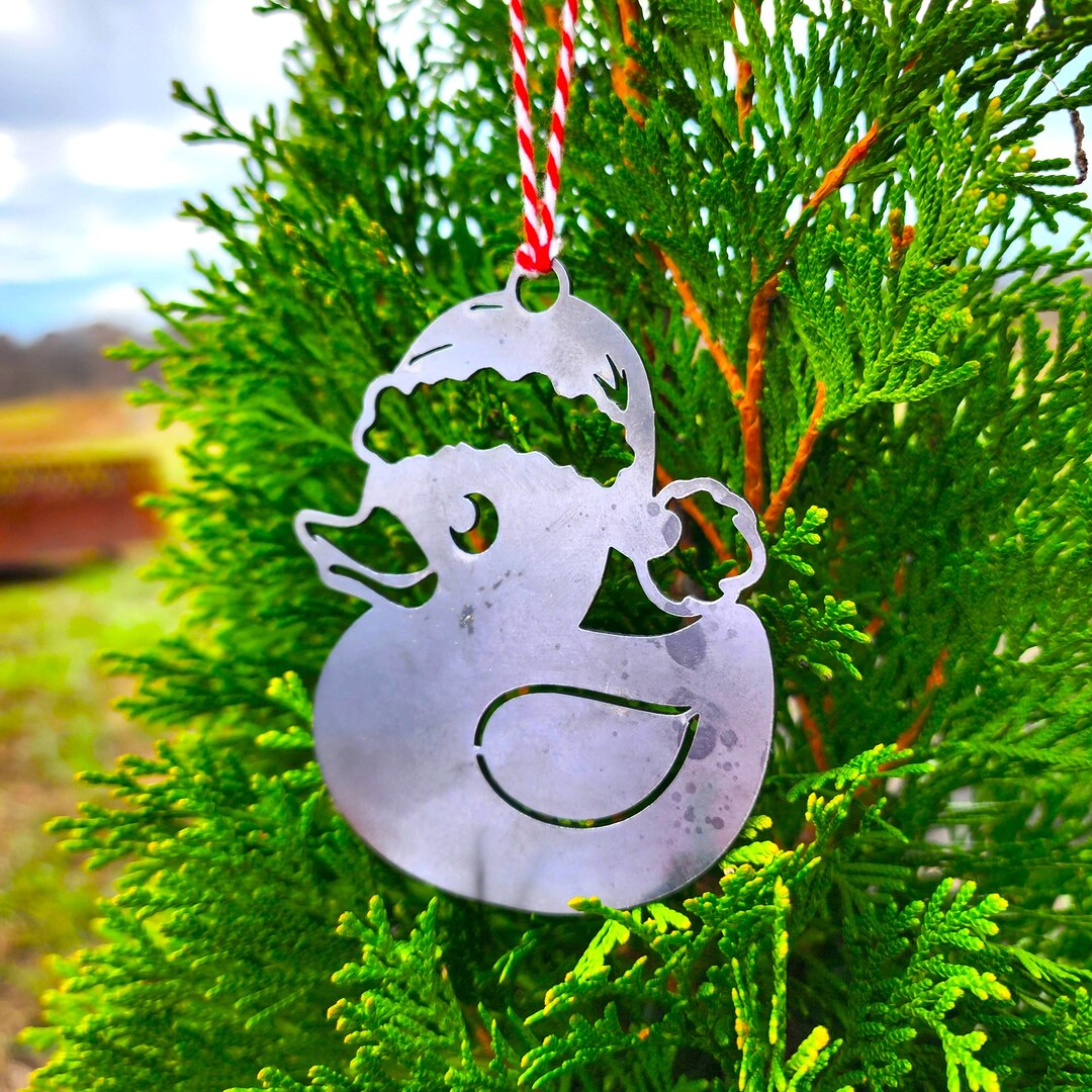 Santa Duck Christmas Ornament – Ducky Tree Decoration – Fun Gift ...