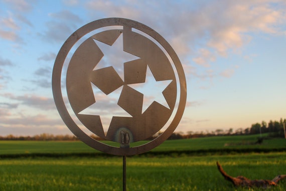 Ships in 2 Days Tennessee Tri-star Metal Garden Stake - Etsy