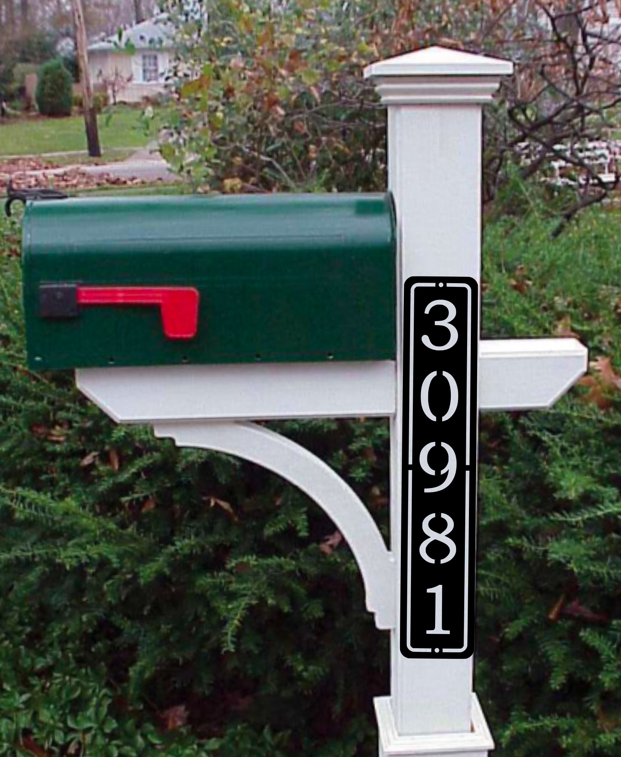 2 Pack Mailbox House Numbers Personalized House Number - Etsy