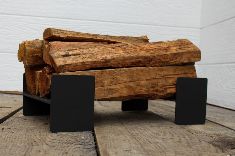2-PACK Adjustable Steel Firewood Holder Indoor Fireplace - Etsy