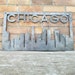 Personalized Metal Chicago Skyline Sign Custom Chicago - Etsy