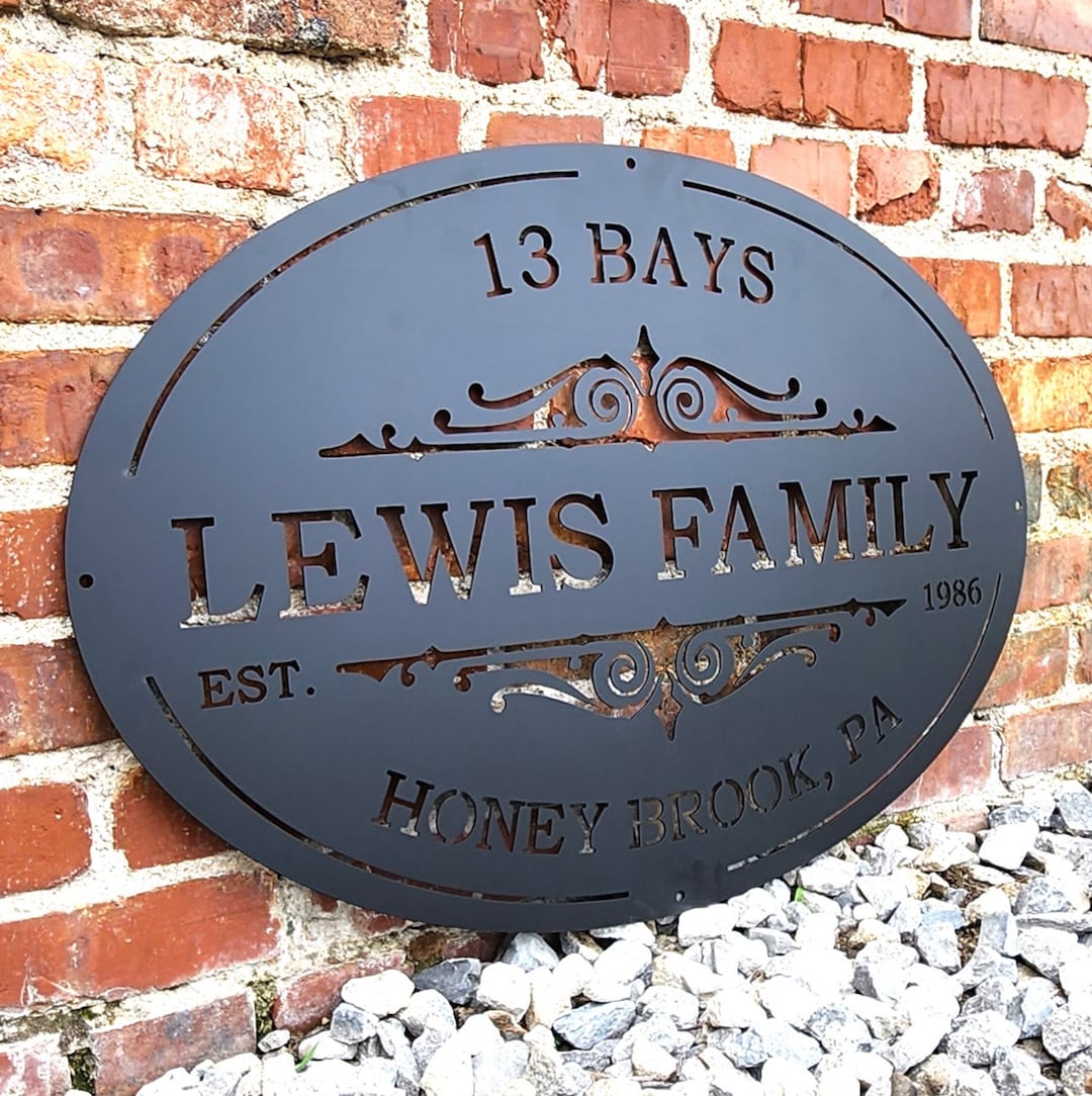 Personalized Large Wall Art - Metal Signs Personalized - Personalized ...