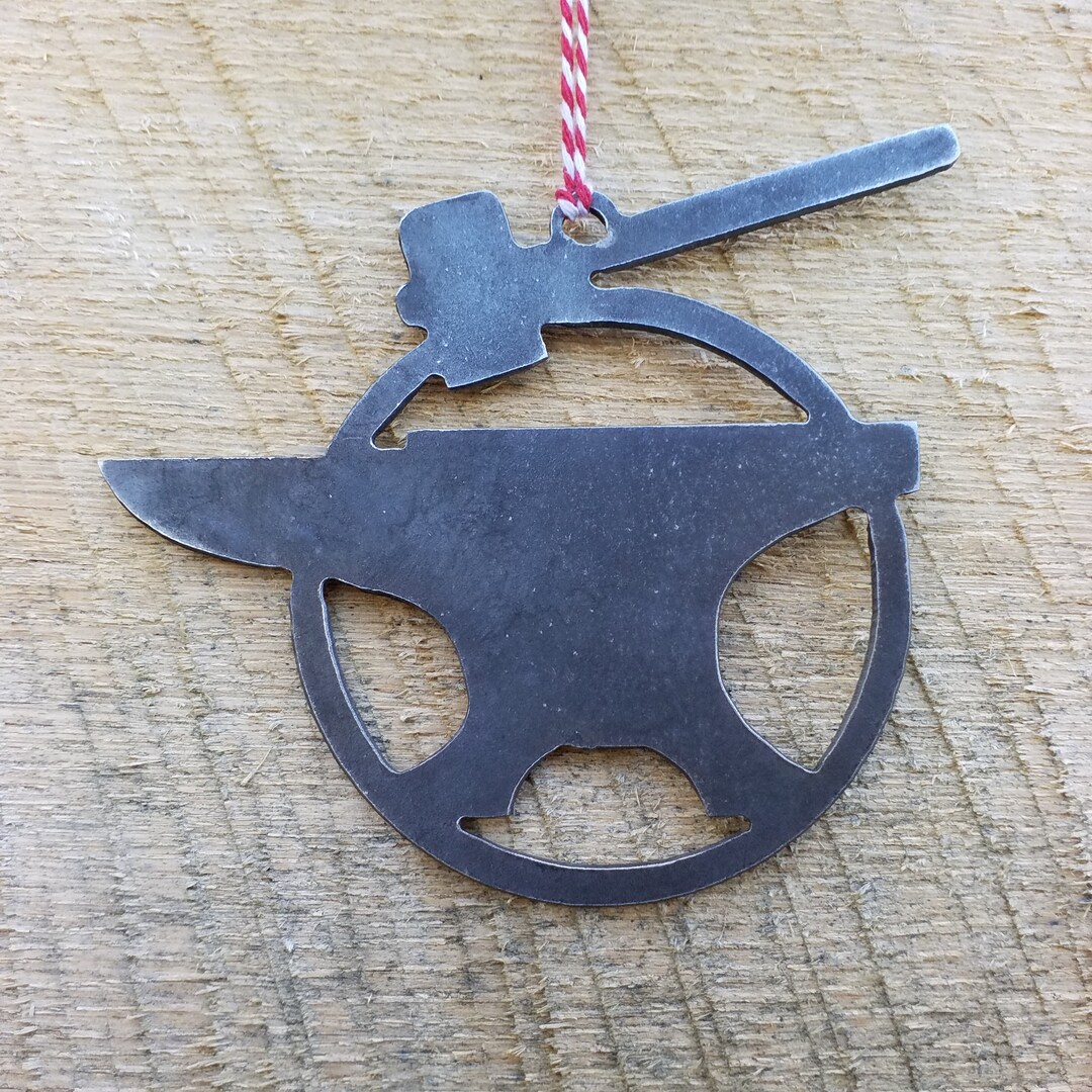 Anvil & Hammer Christmas Ornament FREE SHIPPING, Stocking Stuffer ...