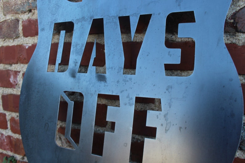 No Days off Metal Kettlebell Sign Workout Quote Sign Home - Etsy