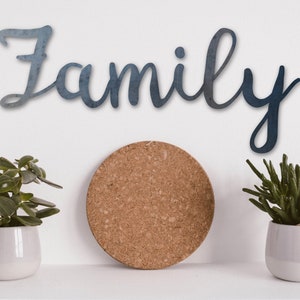 Family Metal Sign Rustic Metal Signs Family Home Decor Rustic Farmhouse ...