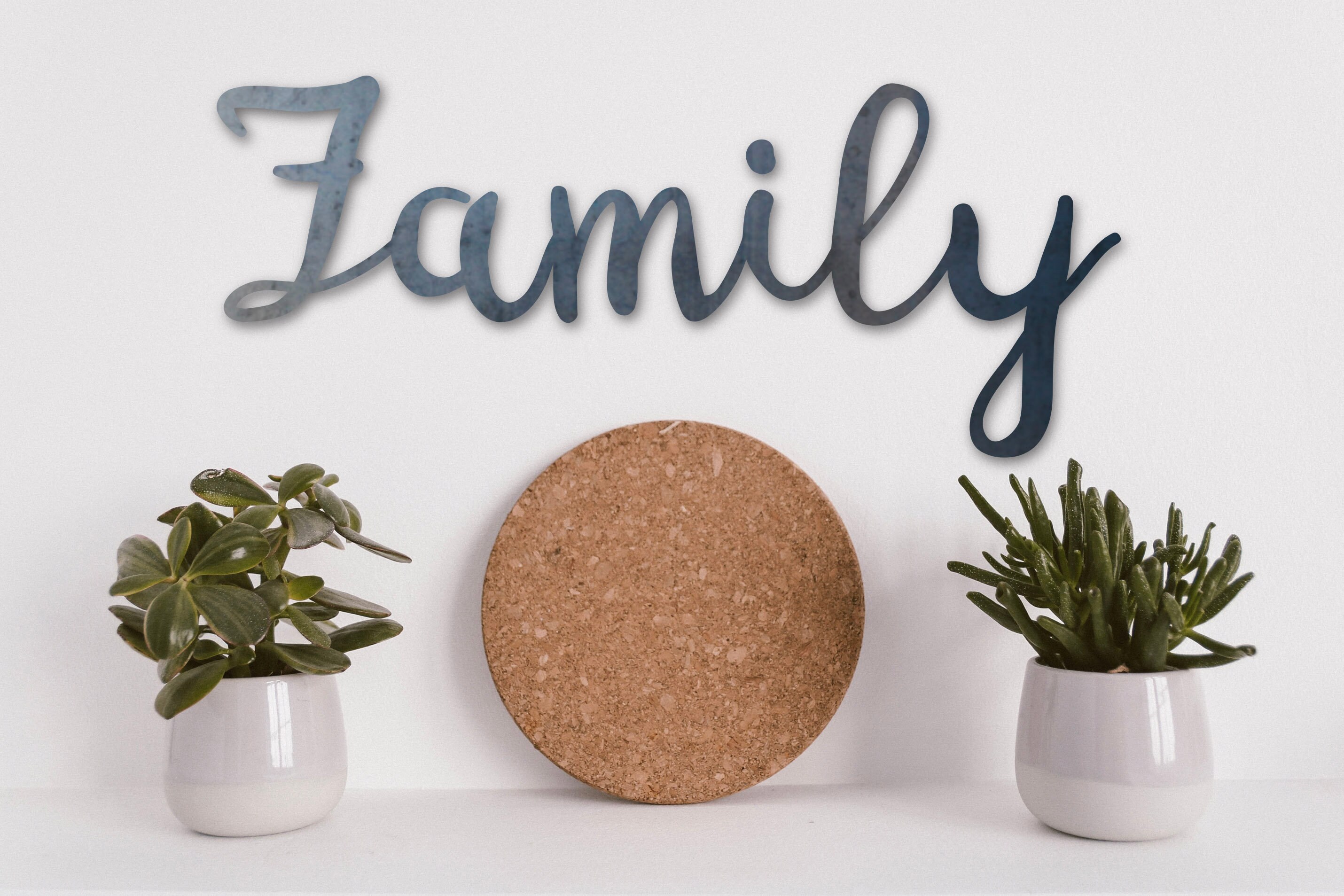 Family Metal Sign Rustic Metal Signs Family Home Decor - Etsy