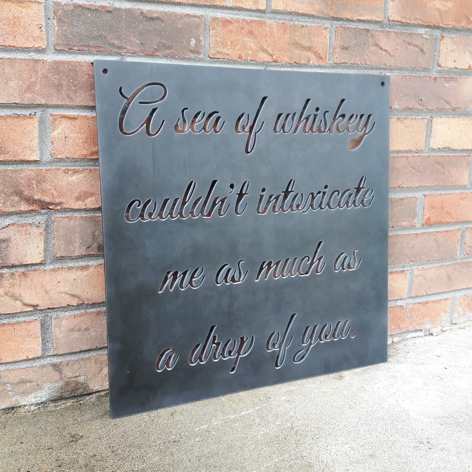 Personal Quote Sign Custom Metal Quote Sign Wall Decor - Etsy