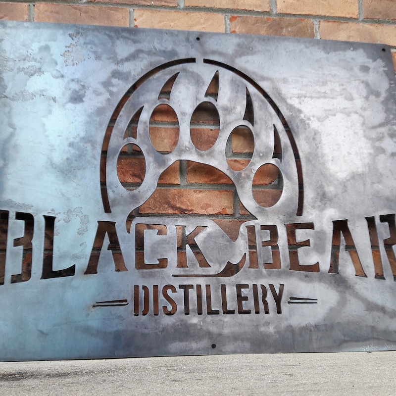 Metal Logo Sign - Etsy
