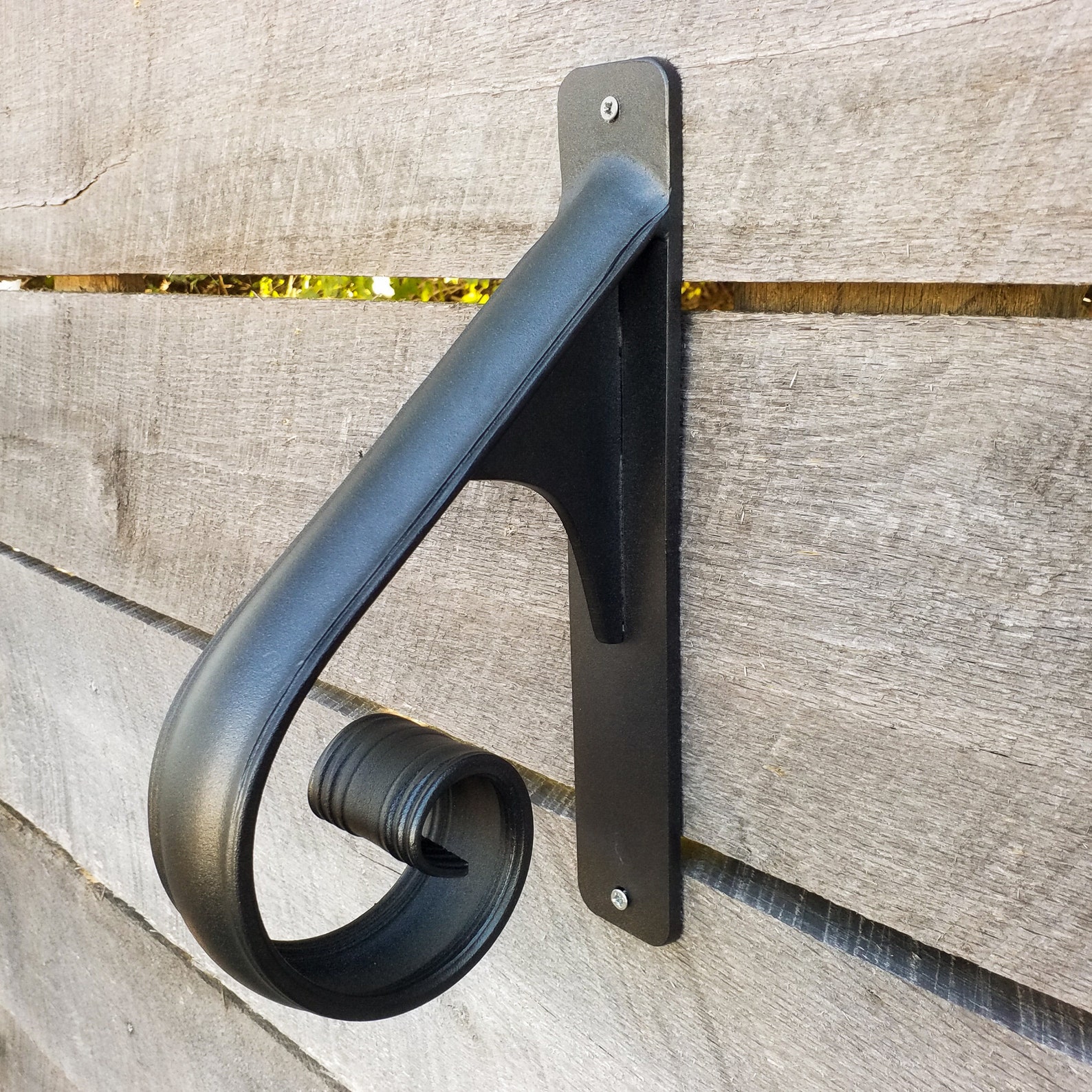 1 Step Handrail - Metal Grab Rail for One Stair - Victorian Stair Rail ...
