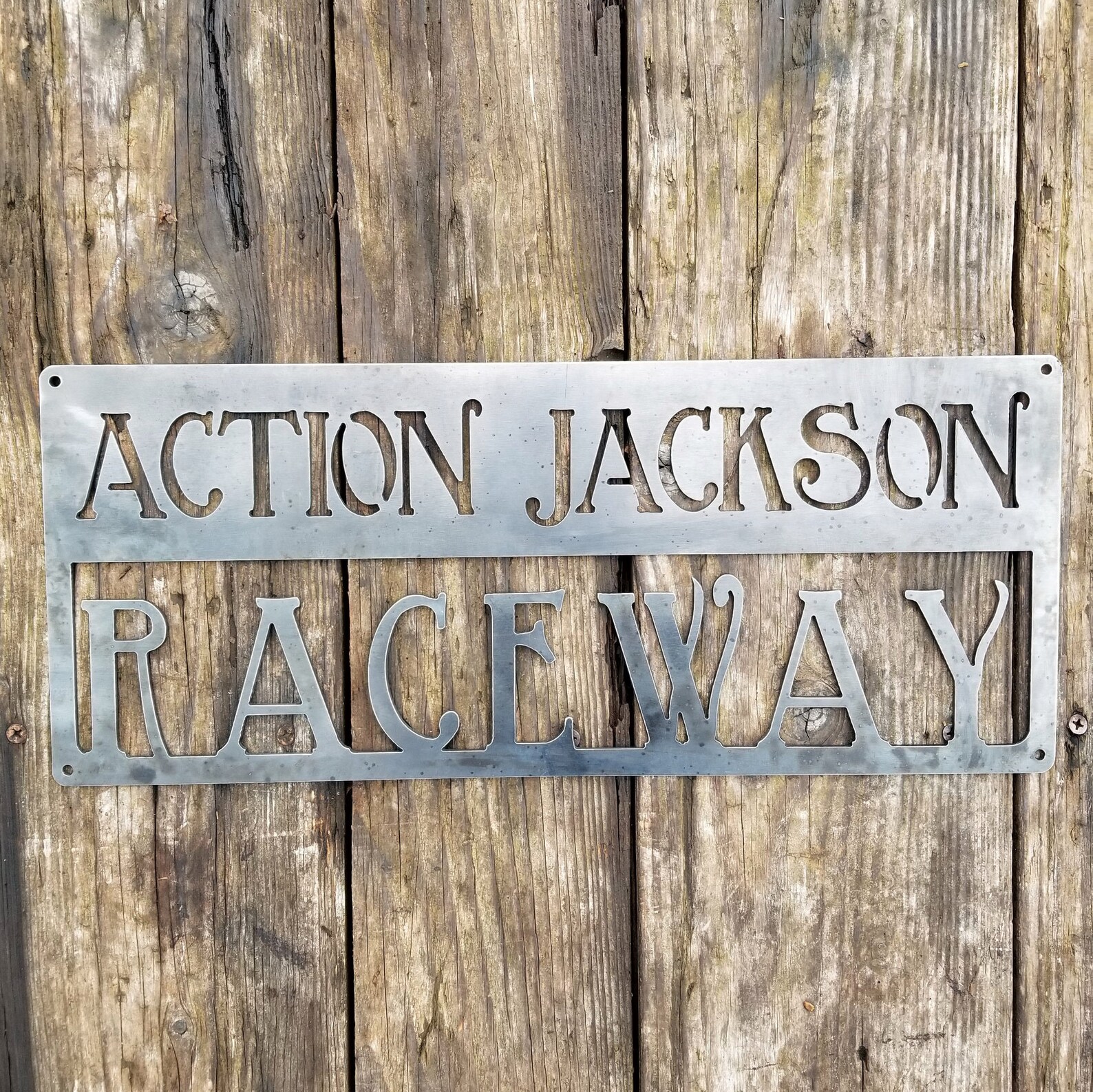 Personalized Rustic Metal Sign Personalized Garden Sign | Etsy