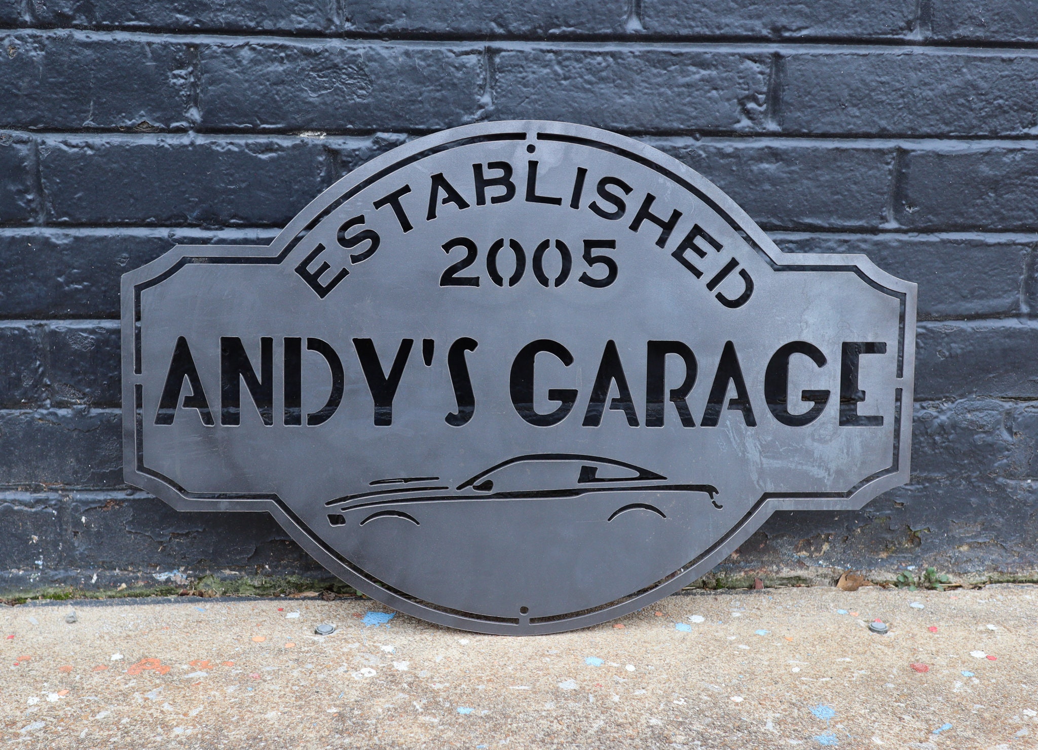 Rustic Metal Garage Signs at Terry Prater blog