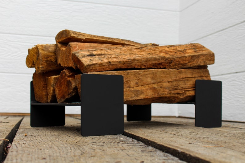 2-PACK Adjustable Steel Firewood Holder Indoor Fireplace - Etsy