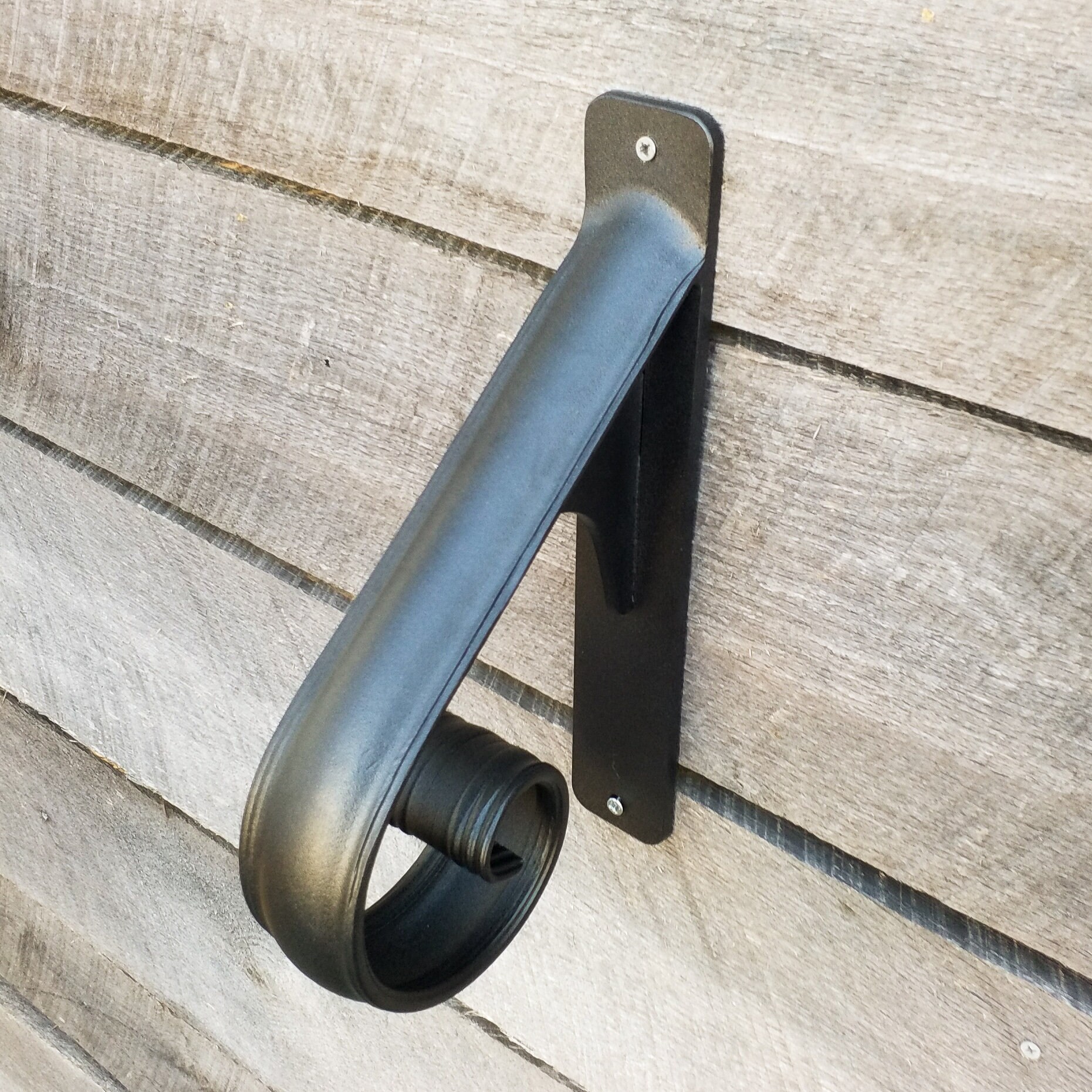 1 Step Handrail - Metal Grab Rail for One Stair - Victorian Stair Rail ...