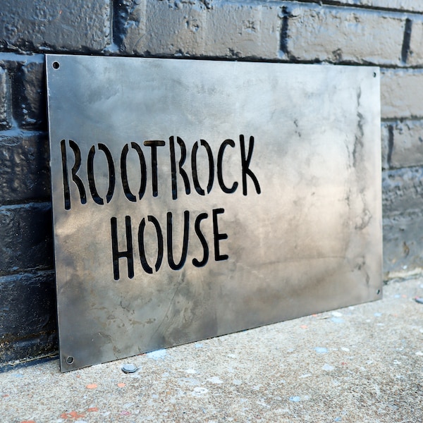 Modern House Signs - Etsy UK