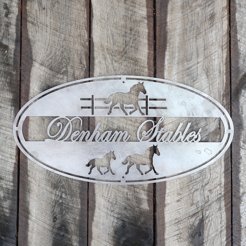 Horse Stable Sign - Etsy