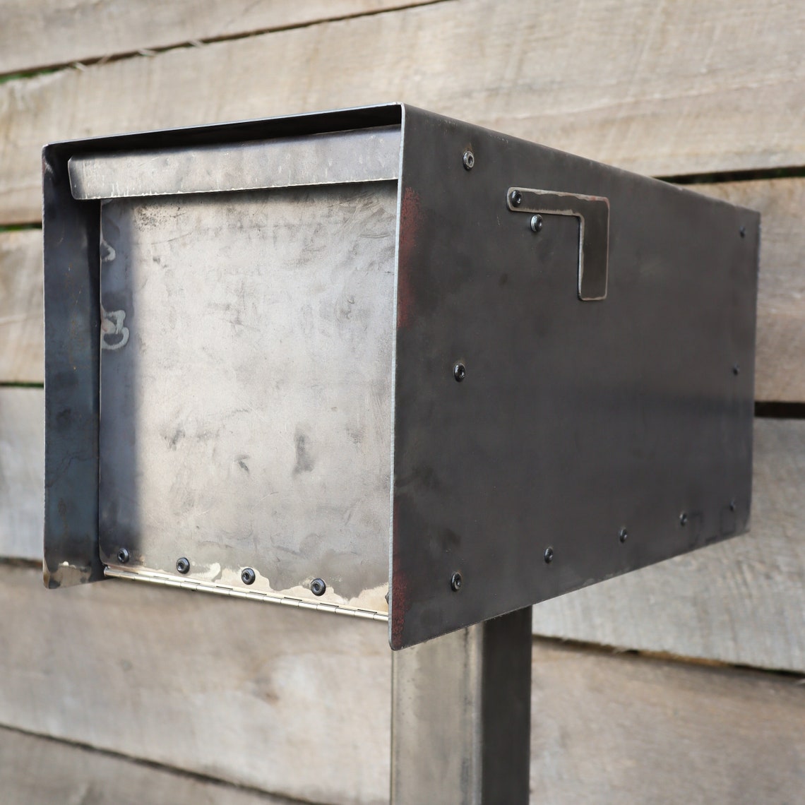 Minimalist Personalized Steel Mailbox Metal Address Mail Box - Etsy