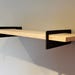 Modern Reversible Semi Circle Floating Shelf Half Moon Shelf Bedside ...