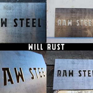 Custom Metal Last Name Sign - Personalized Metal Family Decor - Family ...