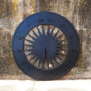 Custom Metal Outdoor Thermometer - Outdoor Decor - Temperature Gauge - Etsy