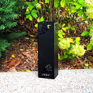 Spider Web Garden Column - Halloween Home Decor - Furniture and Decor ...