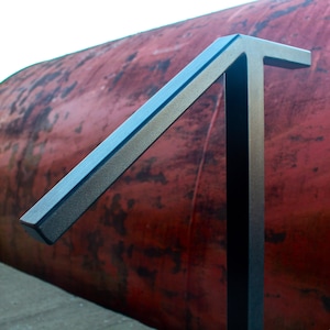 One Step Hand Rail - Single Post Handrail - Stair Railing - Modern ...
