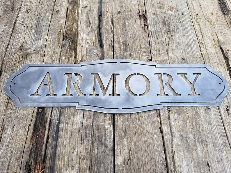 Personalized Metal Game Room Sign - Personalized Gifts - Wall Art - Man ...