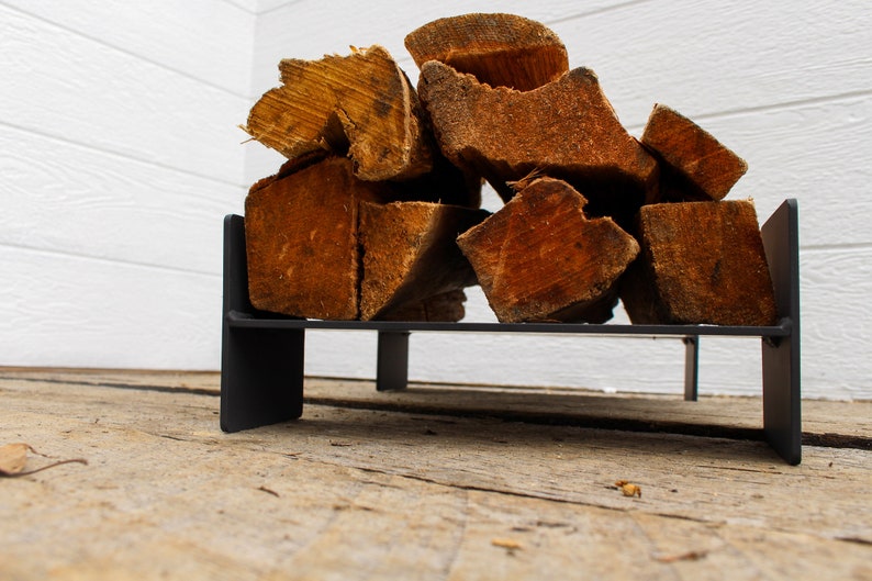 2-PACK Adjustable Steel Firewood Holder Indoor Fireplace - Etsy