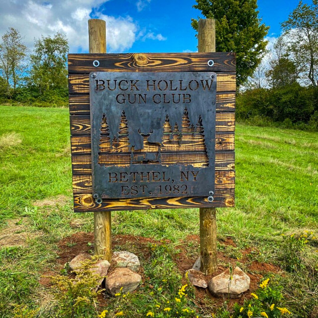 Rustic Wilderness Metal Sign - Metal Sign Personalized - Wall Art ...