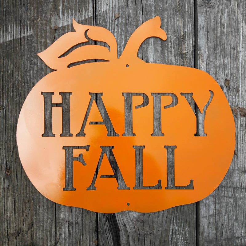 Happy Fall Sign - Etsy