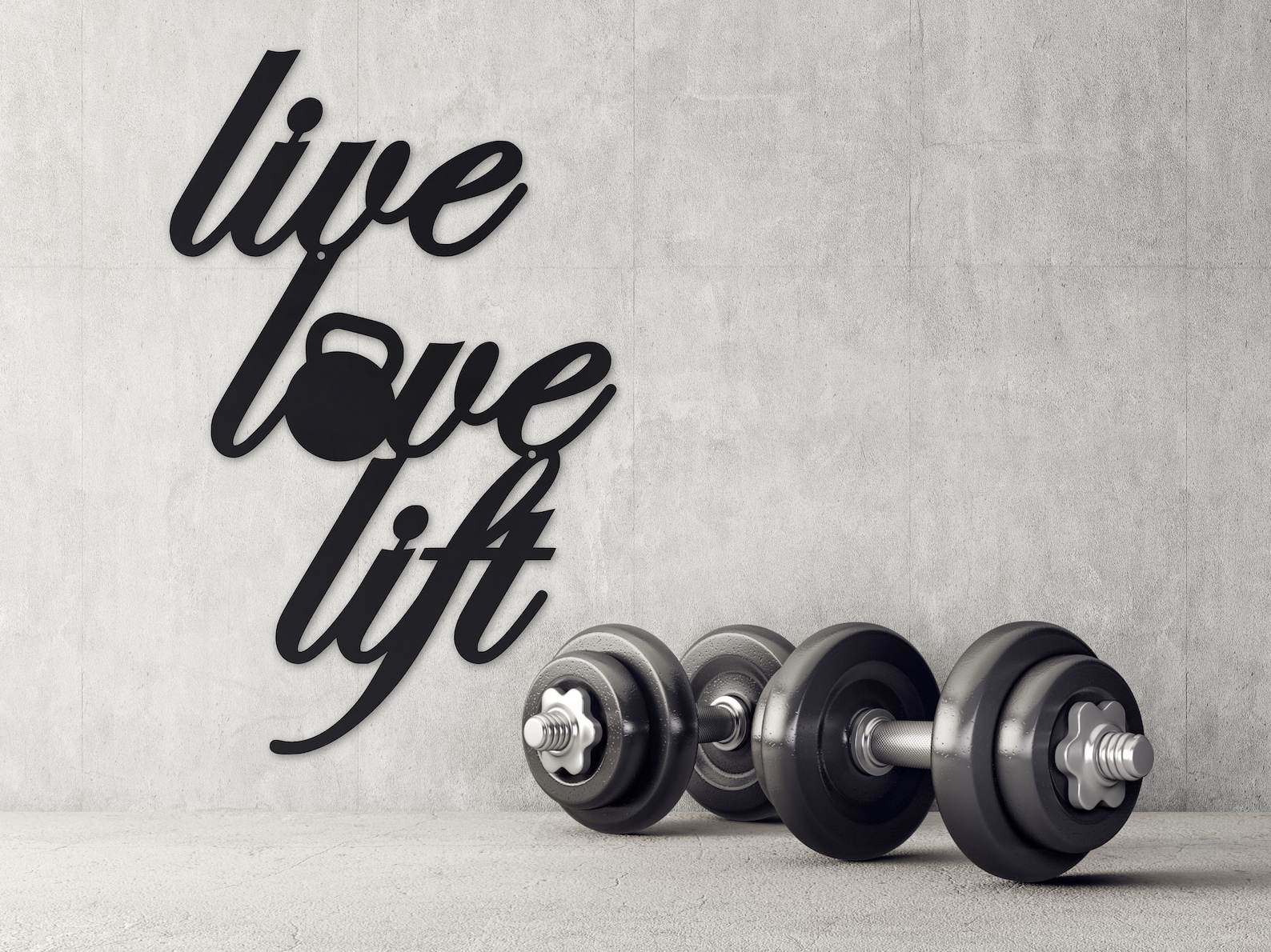 Live Love Lift Wall Art Weight Lifting Home Gym Sign - Etsy