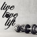 Live Love Lift Wall Art Weight Lifting Home Gym Sign - Etsy
