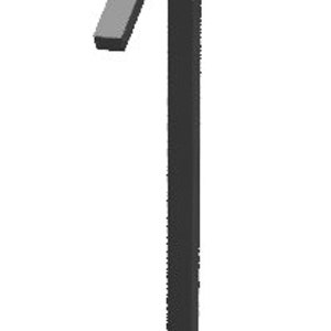 One Step Hand Rail - Single Post Handrail - Stair Railing - Modern ...