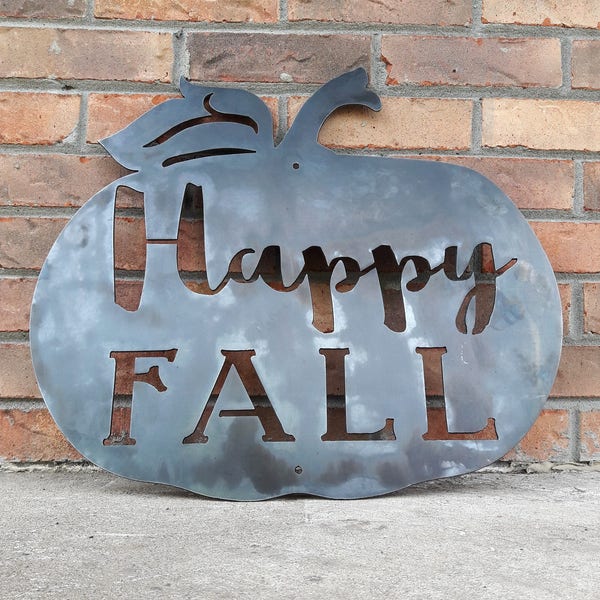 Metal Fall Decorations - Etsy