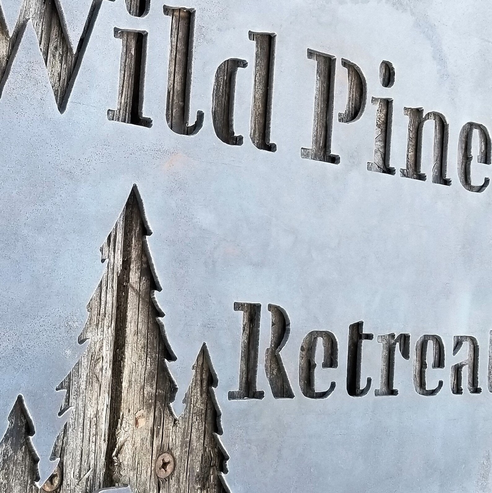 Custom Metal Cabin Sign - Personalized Gifts - Wall Art - National Park ...