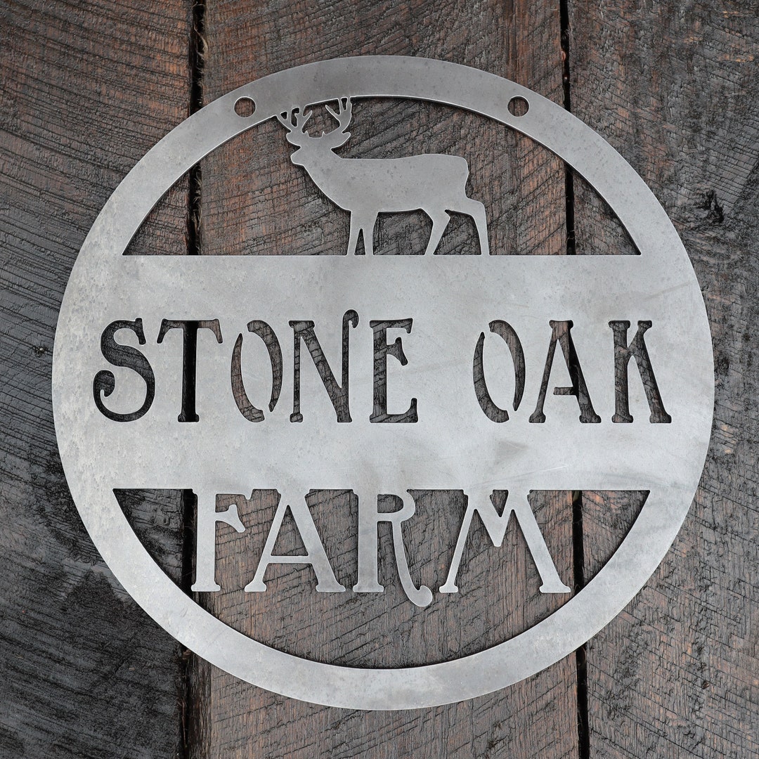 Custom Hanging Metal Hunting Lodge Sign - Personalized Cabin Wall Art ...