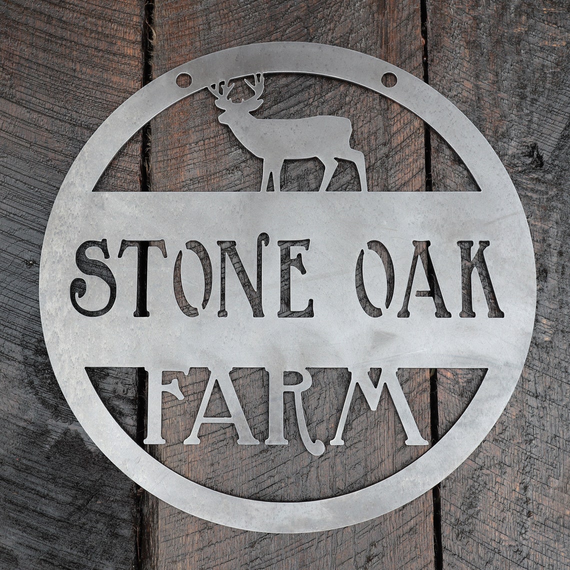 Custom Hanging Metal Hunting Lodge Sign - Personalized Cabin Wall Art ...