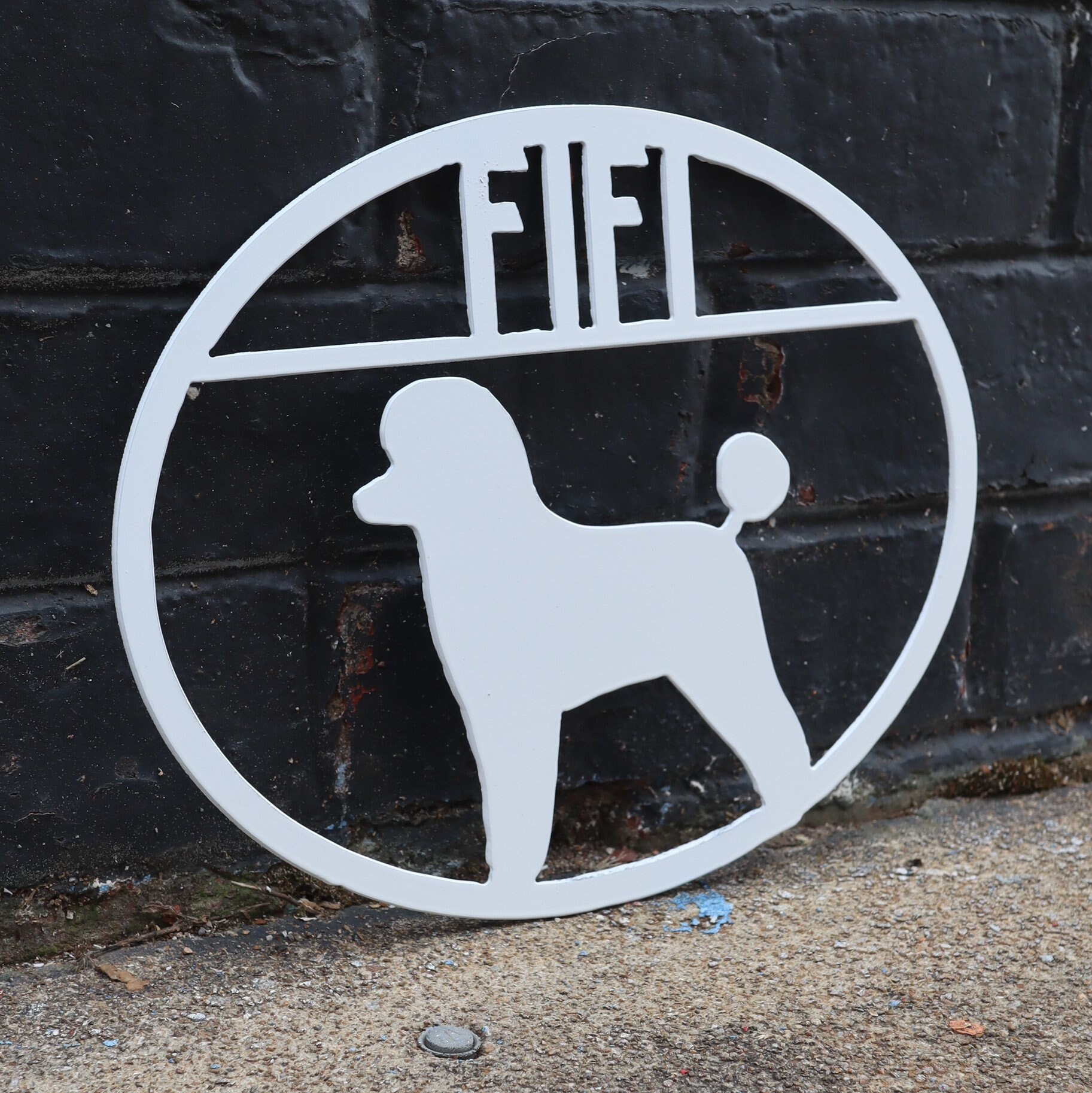 Poodle Dog Personalized Metal Dog Sign Metal Sign Custom | Etsy