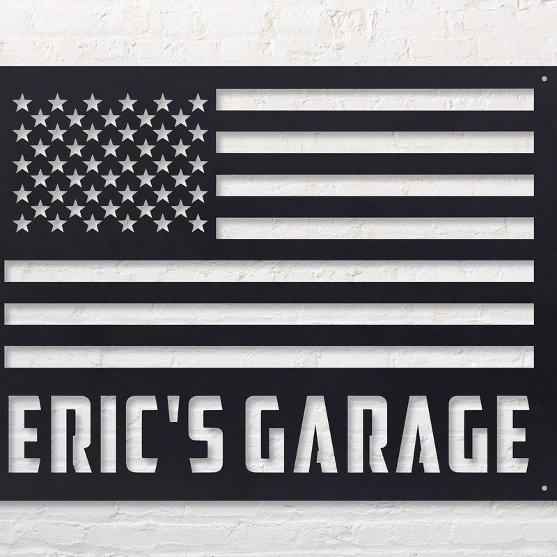 Metal American Flag - Etsy