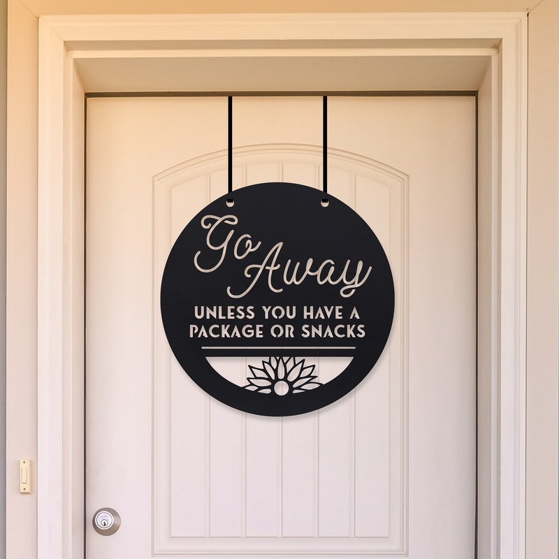 Go Away Sign - Etsy