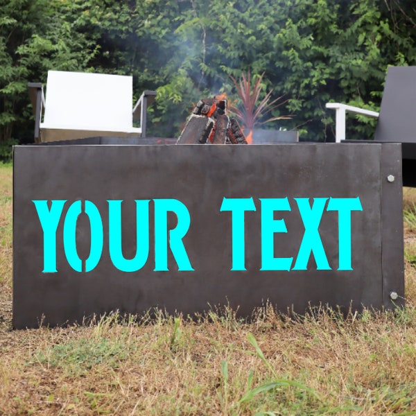 Custom Metal Fire Pit Ring - Etsy