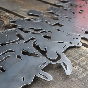 Ironworker Lunch on a Beam Metal Sign Union Pride JIW Ironworkers Union ...