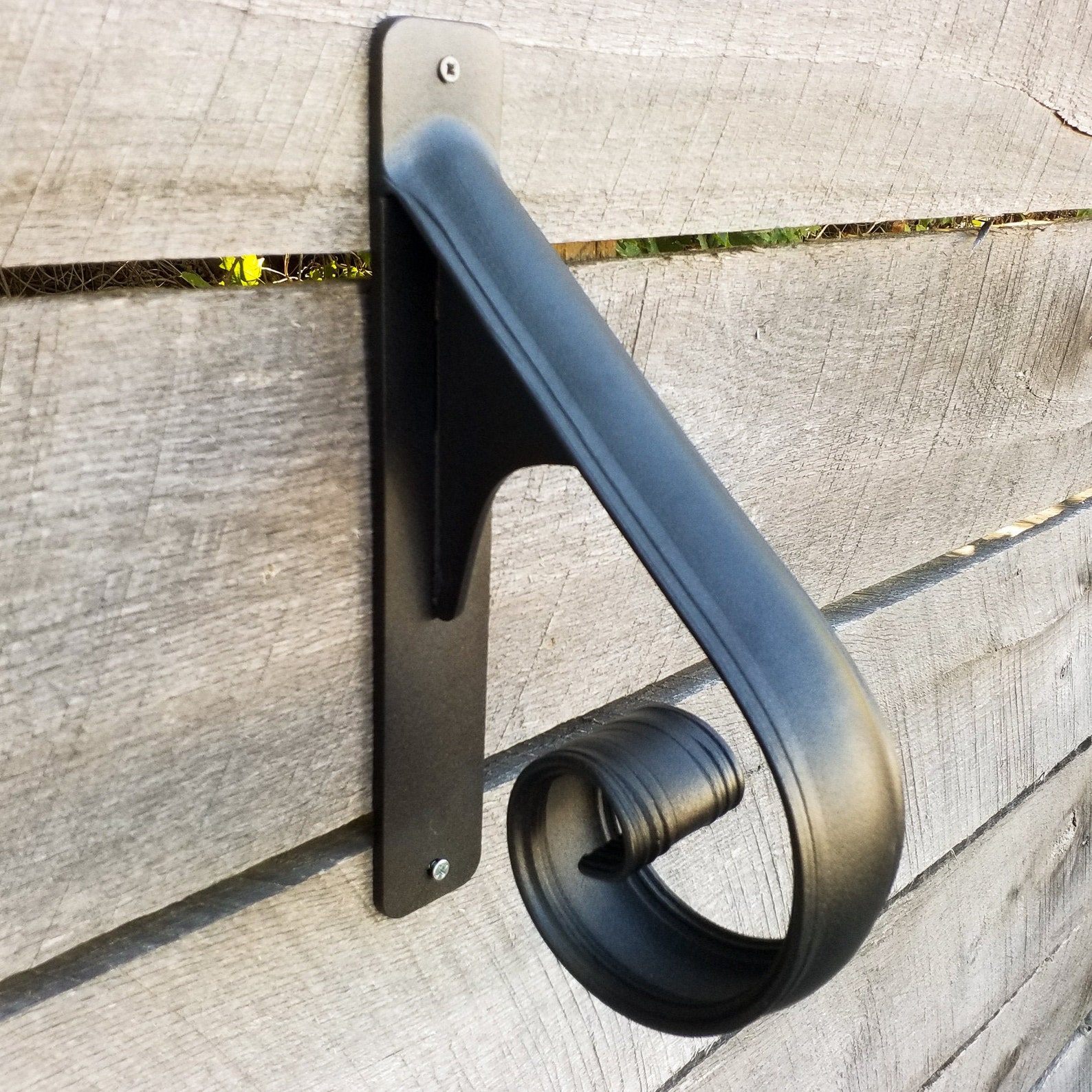 1 Step Handrail - Metal Grab Rail for One Stair - Victorian Stair Rail ...